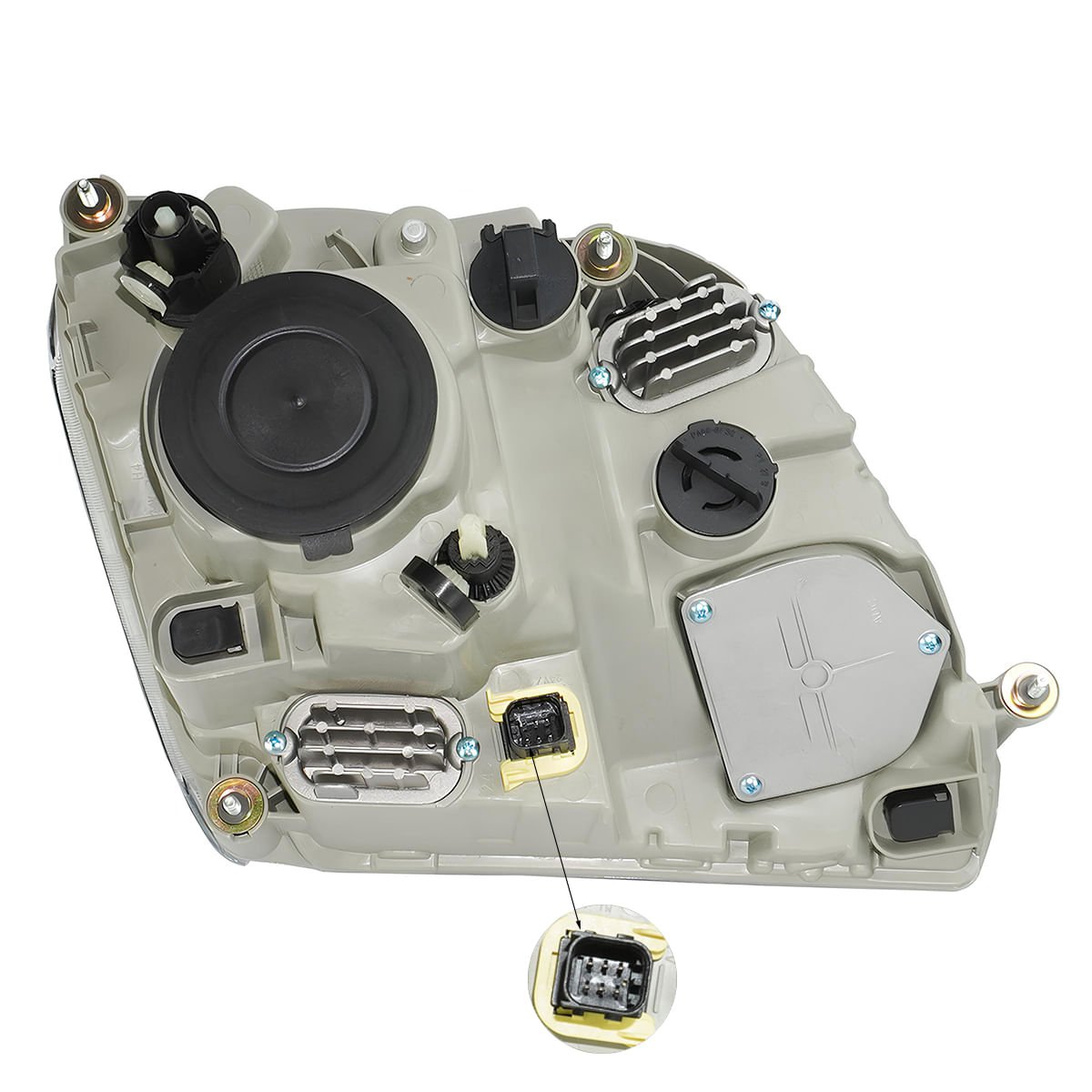 Farol Direito Com LED Posição Volvo VM